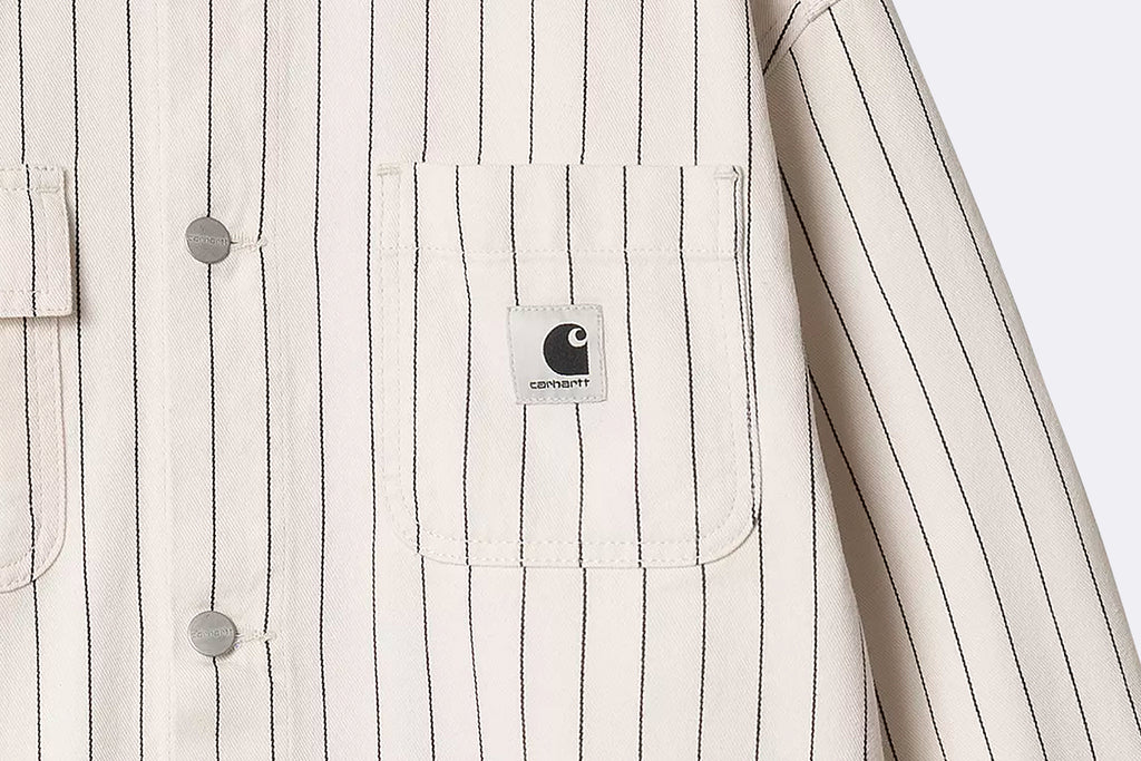 Carhartt WIP W' Hendry Coat, Seaton Stripe | Consuela Store