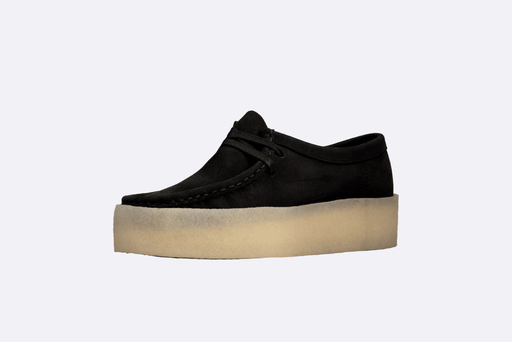 Clarks Originals Wallabee Cup Black Nobuck | Consuela Store