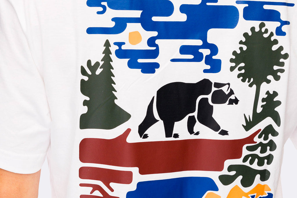Columbia Black Butte Graphic Tee White | Consuela Store