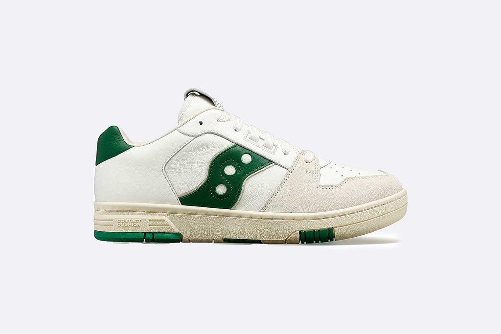 Saucony Spot-Bilt™ Sonic Low Premium White / Green | Consuela Store
