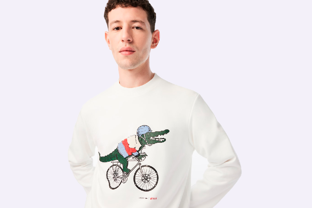 Sudadera Sex Education De La Colaboración Lacoste X Netflix Consuela